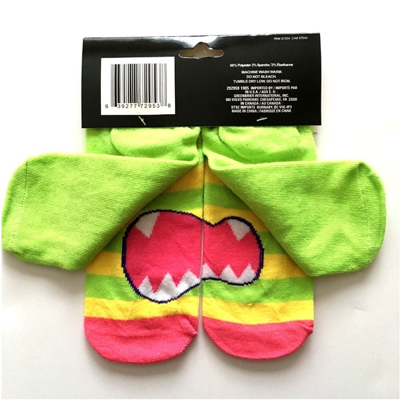 Accessories | 315 Fun Neon Striped Monster Socks | Poshmark